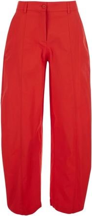 Pinko Pinko, Femme, Pantalons, Rouge, Taille: 40 FR Pantalon Gabardine Bacca