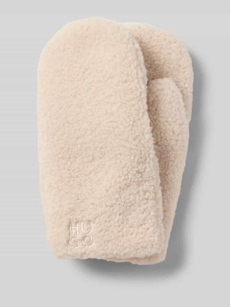 HUGO BOSS F&auml;ustlinge in Teddyfell-Optik Modell BEATRIS