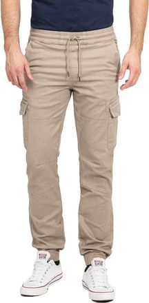 Rock Creek Herren Hose Stretch Cargo Basic Sommer Hose Regular Fit Lange Hose Stoff Hose Sommerhose M&auml;nnerhose H-384 Beige W44 L34