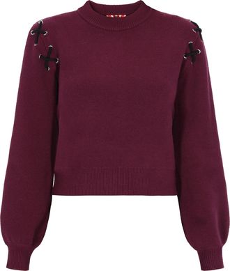 Mymo Pullover Frauen Burgund