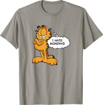 Garfield I Hate Mondays Thought Bubble T-Shirt