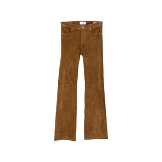 Frame Denim Lederhose - - Trousers - Damen - Braun - W27