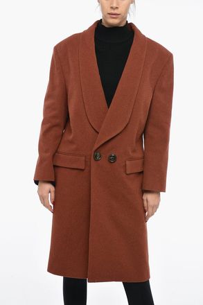 Dsquared2 Mantel DROP SHOULDER Doppelreiher mit Martingal Dsquared2