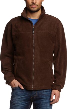 James & Nicholson Herren Full-Zip-Fleece ÜG Jacke, Braun (braun), XXXX-Large