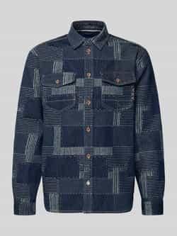 Scotch & Soda Relaxed Fit Hemdjacke in Denim-Optik