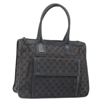 Gucci Pre-owned Canvas Handtasche - - Pre-owned - Damen - Schwarzk - ONE SIZE