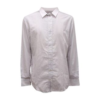 Dolce & Gabbana Schlankes gestreiftes graues Hemd - - Shirts - Herren - Grau - XL