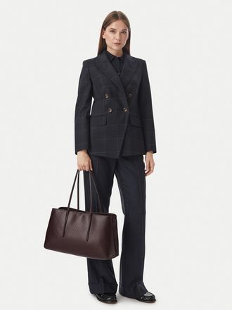 Calvin Klein Handtasche Calvin Klein Emblem Aop Medium Work Tote LV04F3786G Dunkelrot