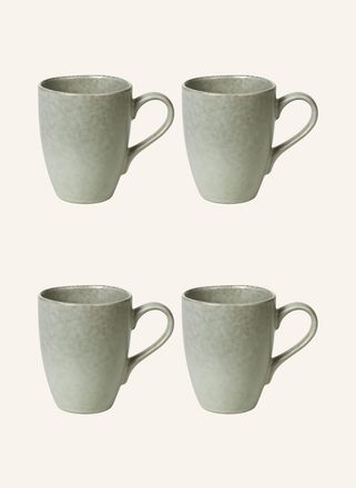 Broste Copenhagen Broste Copenhagen 4er-Set Henkelbecher Nordic Marsh gruen