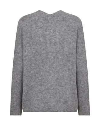 Mos Mosh V-Ausschnitt-Pullover (1-tlg) Plain/ohne Details