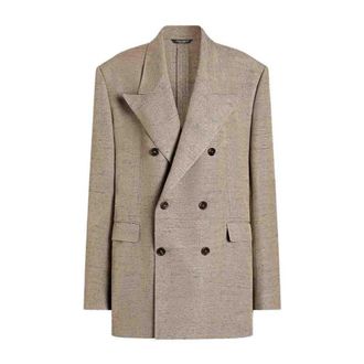 Dolce & Gabbana Doppelreihiger Sicilia Tweed Blazer - - Jackets - Damen - Grau - M