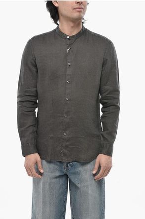 Altea Linen Shirt CLARK With Korean Collar size Xxl