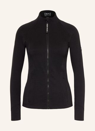 super.natural Midlayer-Jacke Movement Mit Merinowolle schwarz