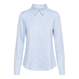 &Co Woman Gestreifte Jersey-Bluse - - Blouses & Shirts - Damen - Blau - 2XL