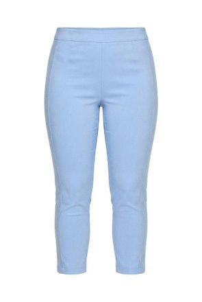 Miamoda Schlupfhose Bengalin-Hose elastischer Slim Fit Metallic-Druck