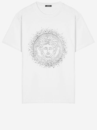 Versace Womens Cotton T-Shirt White T-Shirts & Jerseys