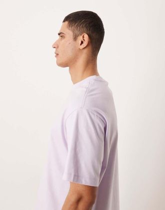 Calvin Klein Jeans Monologo Elevated - T-Shirt in Flieder mit Logo-Lila