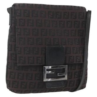Fendi Sac bandouli&egrave;re en toile Pre-owned - Femme - Pre-owned - Brun - Taille: ONE Size
