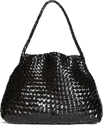 Dragon Diffusion Femme, Sacs, Noir, Taille: ONE Size Cabas Tiss&eacute; en Cuir Verni