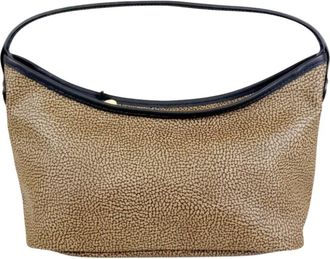 Borbonese Femme, Sacs, Beige, Taille: ONE Size Flight Hobo S