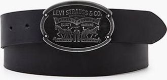 Levi's Billy Plaque Gürtel - Herren - Schwarz / Schwarz