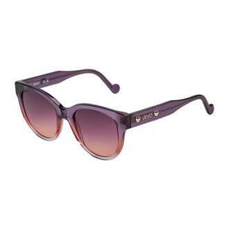 Liu Jo Femme, Accessoires, Violet, Taille: ONE Size Lunettes de soleil rondes en ac&eacute;tate