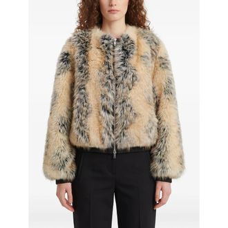 Frankie Shop Gina Faux-fur Bomber Jacket