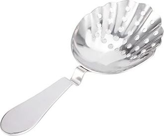 Generic Taidda Filtre Passoire &agrave; Cuill&egrave;re &agrave; Glace en Acier Inoxydable pour et Restaurants, Accessoires de Bar Durables pour Filtrer le Vin la Menthe 7,0 X 3,0