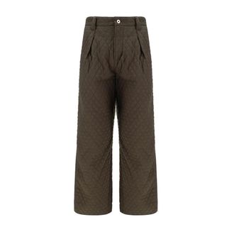 Burberry Homme, Pantalons, Brun, Taille: M Pantalon &agrave; Design Matelass&eacute; avec Fermeture Avant