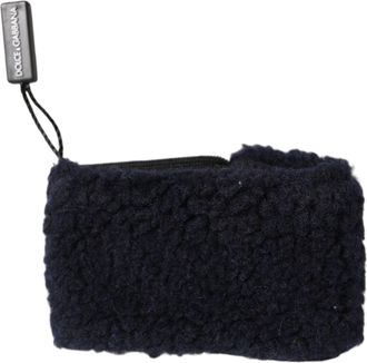 Dolce & Gabbana Black Wool Knitted Sweatbands Men Wristband 38+02+pa+pp+wo Accessory
