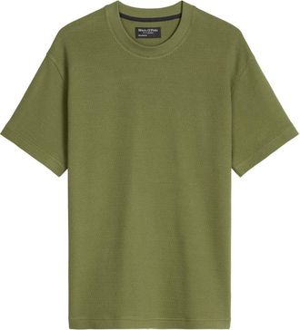 Marc O'Polo Softes T-Shirt aus Baumwolle mit Webstruktur in