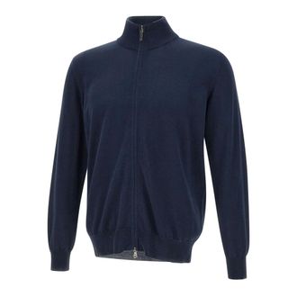 KANGRA Homme, Pulls, Bleu, Taille: 4XL Cotton Zip Sweater