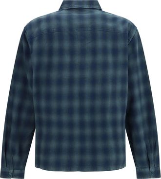 Represent Checked Flannel Shirt - Green