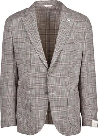 L.B.M. 1911 L.b.m. 1911, Homme, Vestes, Gris, Taille: XL Giacca Sfiancata