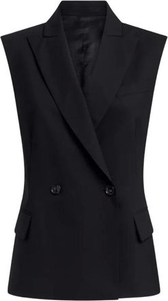 Pantaloni Torino Femme, Vestes, Noir, Taille: 40 FR Gilet Monica