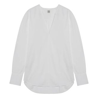 Toteme Chemise &agrave; manches longues - Femme - Blouses et Chemises - Blanc - Taille: 36 FR