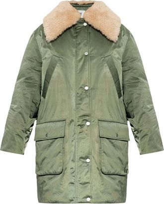 Baum Und Pferdgarten Parka &agrave; col roul&eacute; isol&eacute;e Daimi - Femme - Manteaux - Vert - Taille: 34 FR