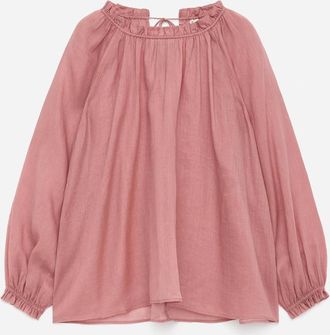 Arket Lockere Bluse -Rosa