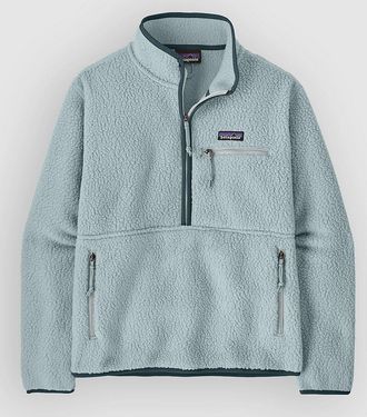 Patagonia Retro Pile Marsupial Half-Zip Fleece Pullover virtually blue