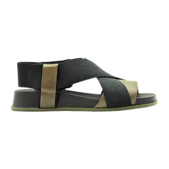 Camper Schwarze und gr&uuml;ne Atonik Sandalen - - Shoes - Damen - Schwarzk - 36 EU