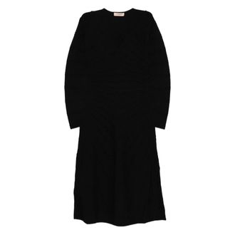 Twinset Femme, Robes, Noir, Taille: 42 FR Knitted Dress