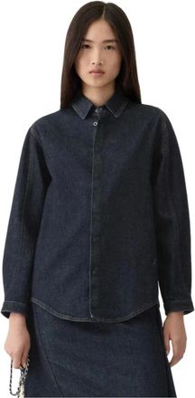 Jacquemus Femme, Blouses et Chemises, Bleu, Taille: 36 FR La Chemise Amelo De-Nimes