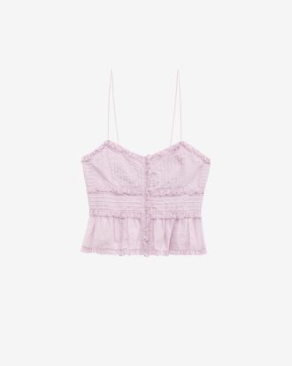 Isabel Marant Top Gloria - Femme - Lilas - Taille 36 - Marant &Eacute;toile