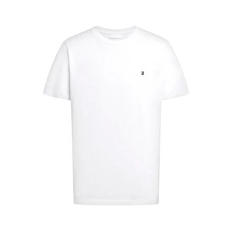 Dondup Homme, Tops, Blanc, Taille: XL T-shirt en jersey Us198-Jf0271Uzl4