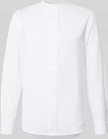 Only & Sons Slim Fit Freizeithemd aus Baumwoll-Leinen-Mix Modell CAIDEN