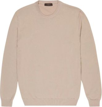 Zanone Homme, Pulls, Beige, Taille: L Pulls &agrave; col rond