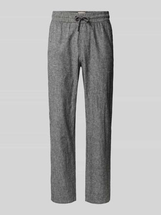 Blend Hose aus Baumwoll-Leinen-Mix mit elastischem Bund