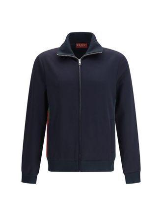 Gucci Mens Jacket Technical Jersey Ink-Mix Polyester Ink/mix