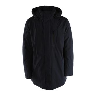 Woolrich Homme, Vestes, Bleu, Taille: 2XL Veste Parka Mountain Stretch Bleue