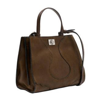 Zadig&Voltaire Womens Top Handle Bag Brown Cowhide